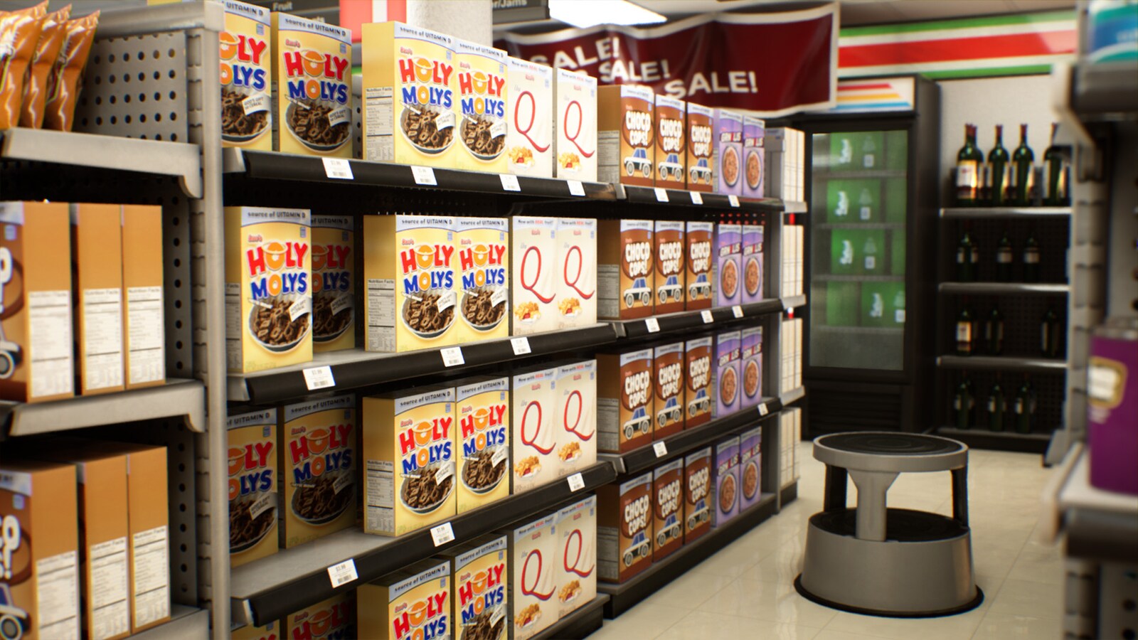 Modular Convenience Store With Products in Environments - UE Marketplace