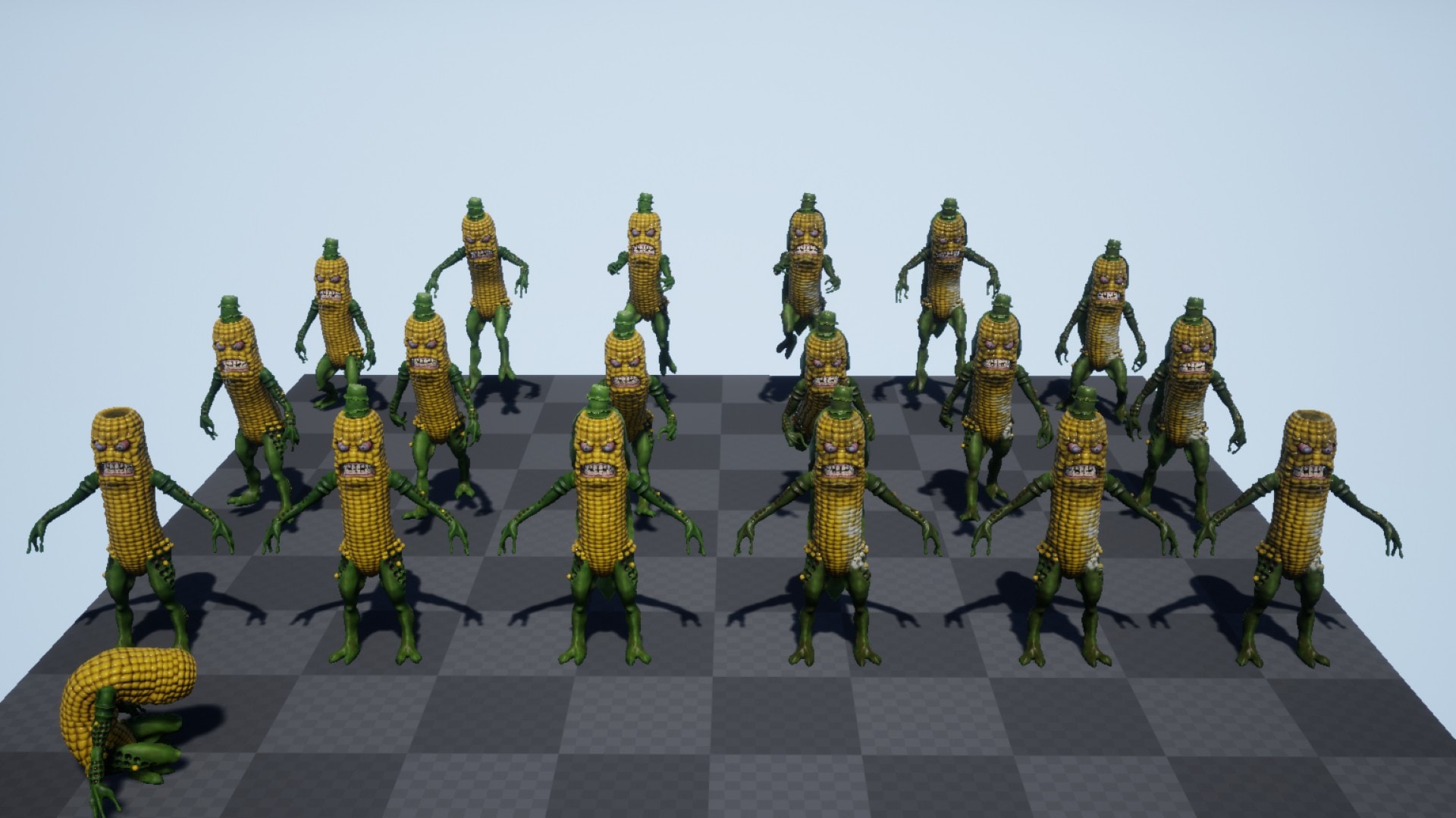 Corn monster in Characters - UE Marketplace