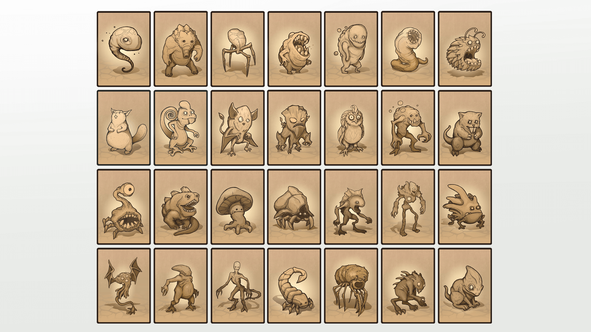 Creature Cards by REXARD in 2D Assets - UE4 Marketplace