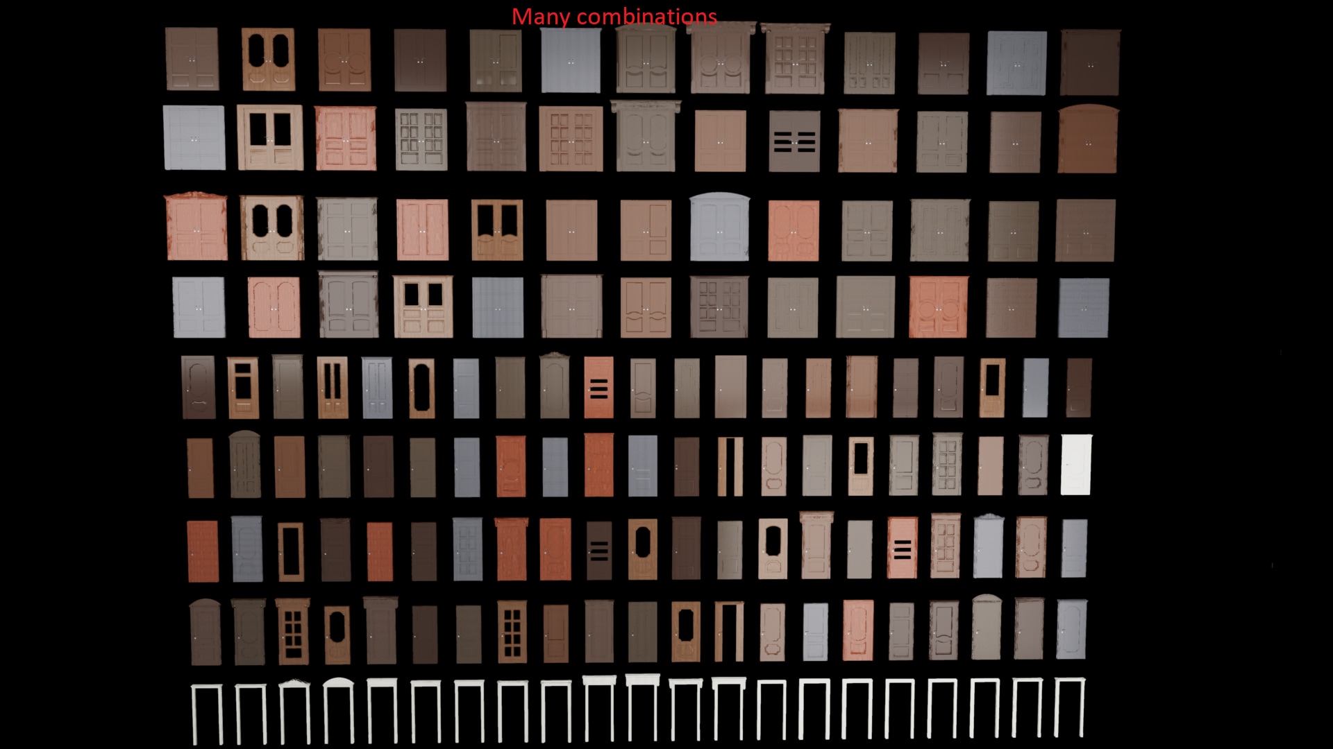 Modular Interior Doors in Props - UE Marketplace