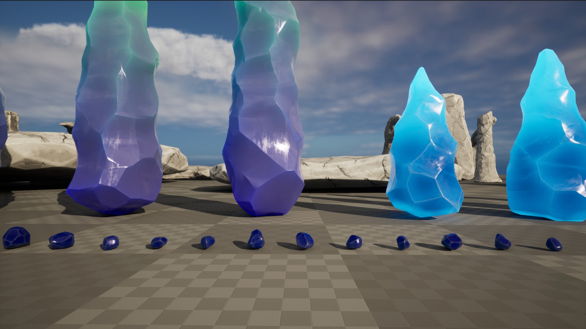 Stylized Rock and Crystal Pack Vol.1 in Props - UE Marketplace