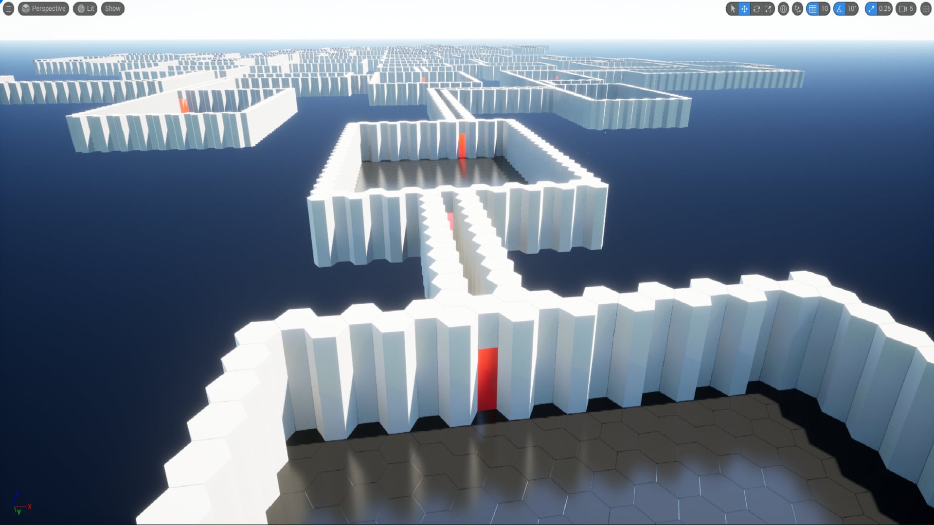 Hex Procedural Dungeon Generator 1.01 in Blueprints - UE Marketplace