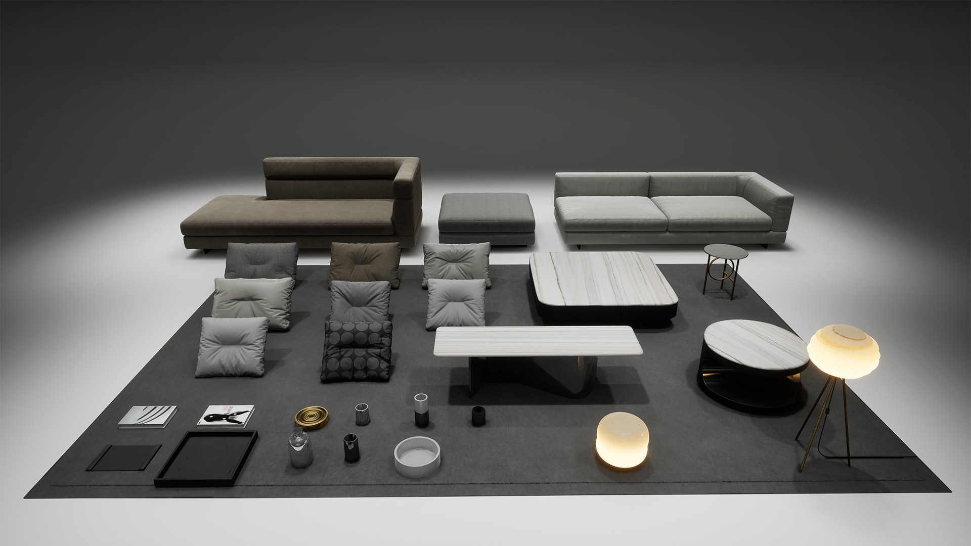 DH STUDIO Furniture Collection 05 in Architectural Visualization - UE ...