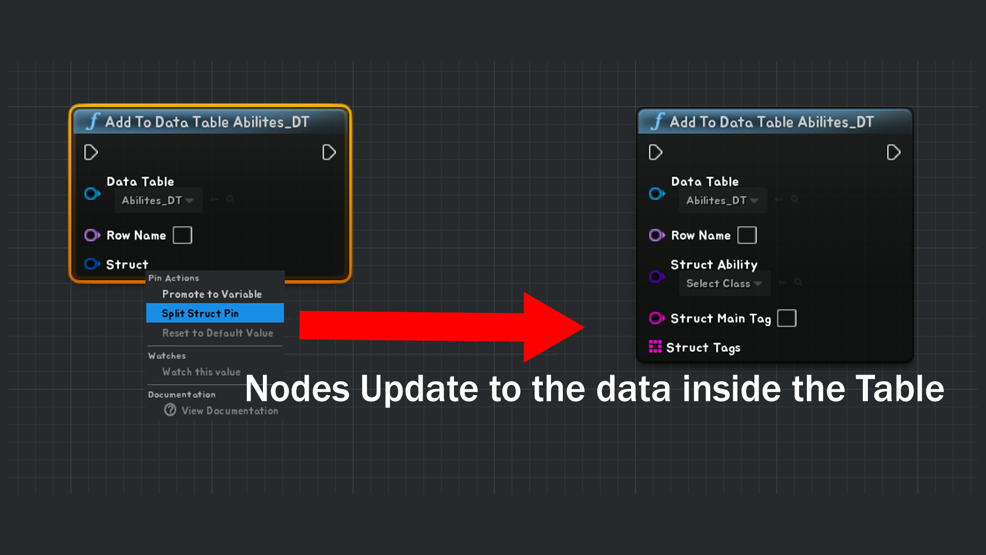 Data Table Nodes