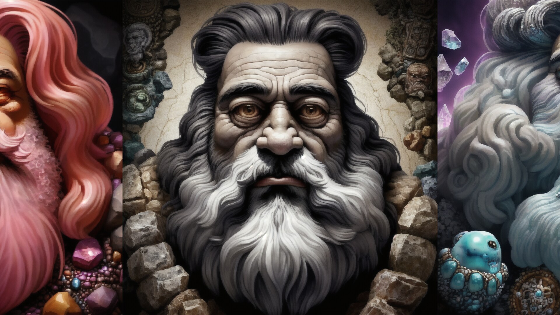 Portraits: Dwarf Gods 1 in 2D Assets - UE Marketplace