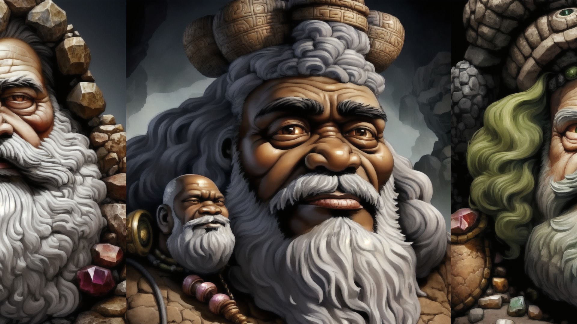 Portraits: Dwarf Gods 1 in 2D Assets - UE Marketplace