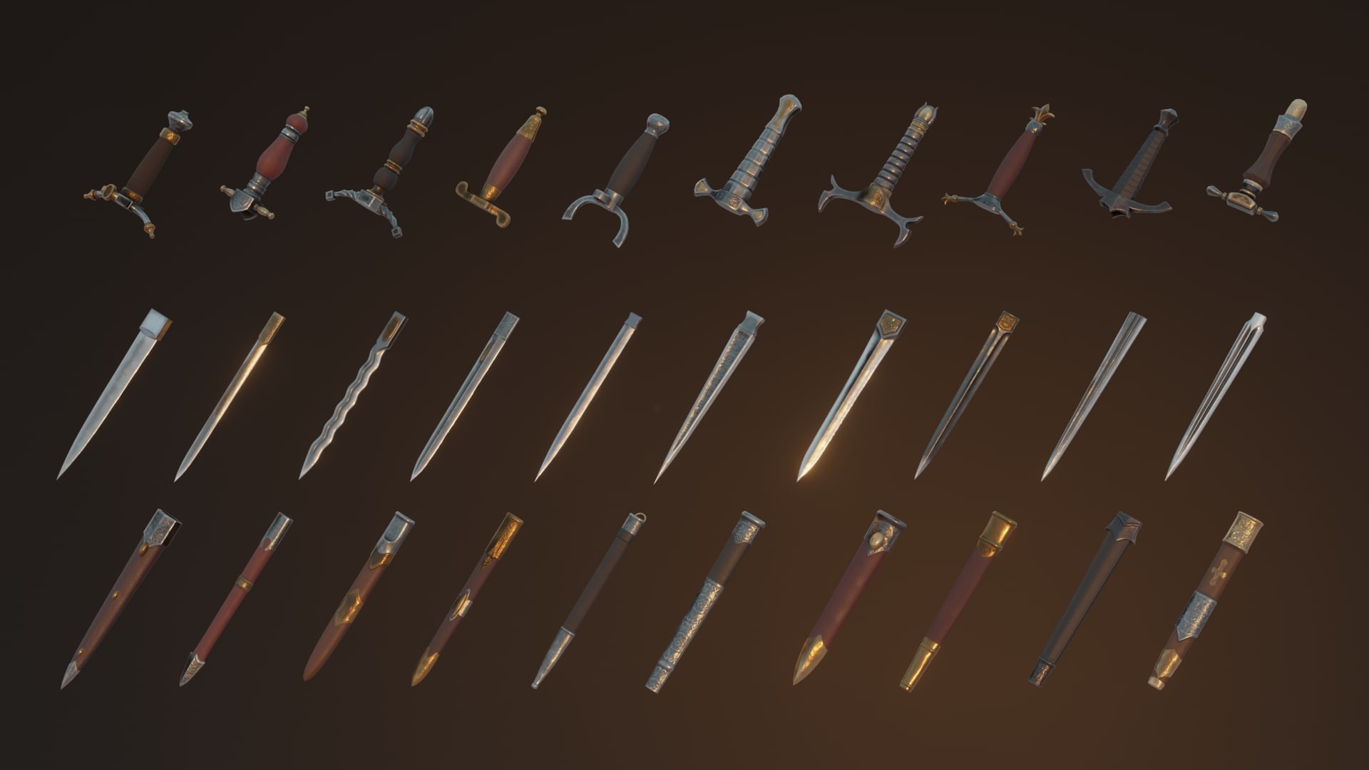 Modular dagger set part 2 in Weapons - UE Marketplace