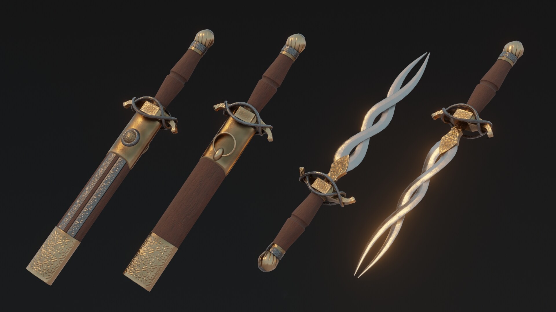 Modular dagger set part 3 in Weapons - UE Marketplace