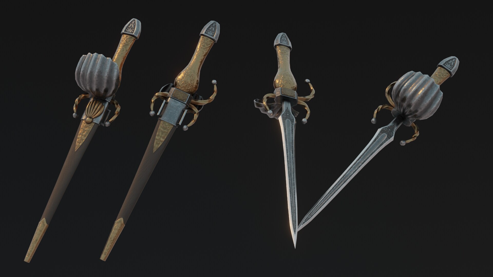 Modular dagger set part 3 in Weapons - UE Marketplace