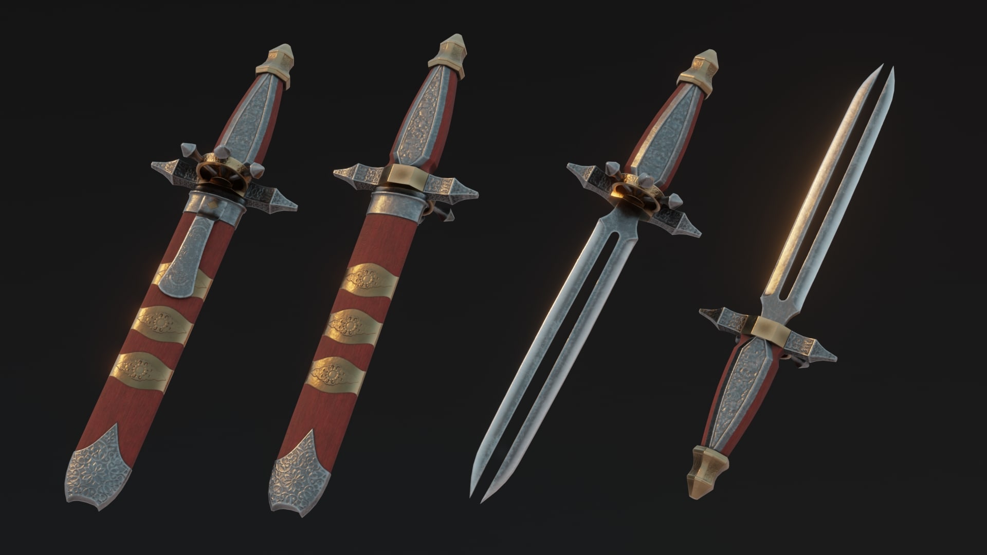 Modular dagger set part 3 in Weapons - UE Marketplace