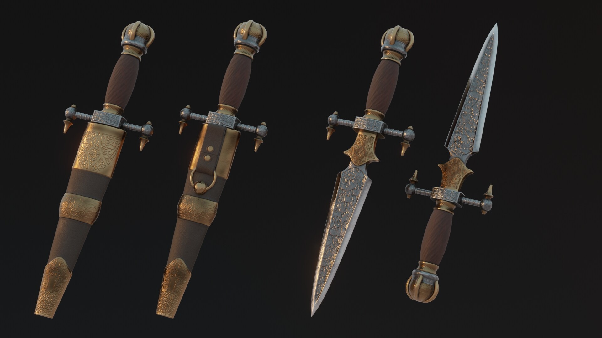Modular dagger set part 3 in Weapons - UE Marketplace