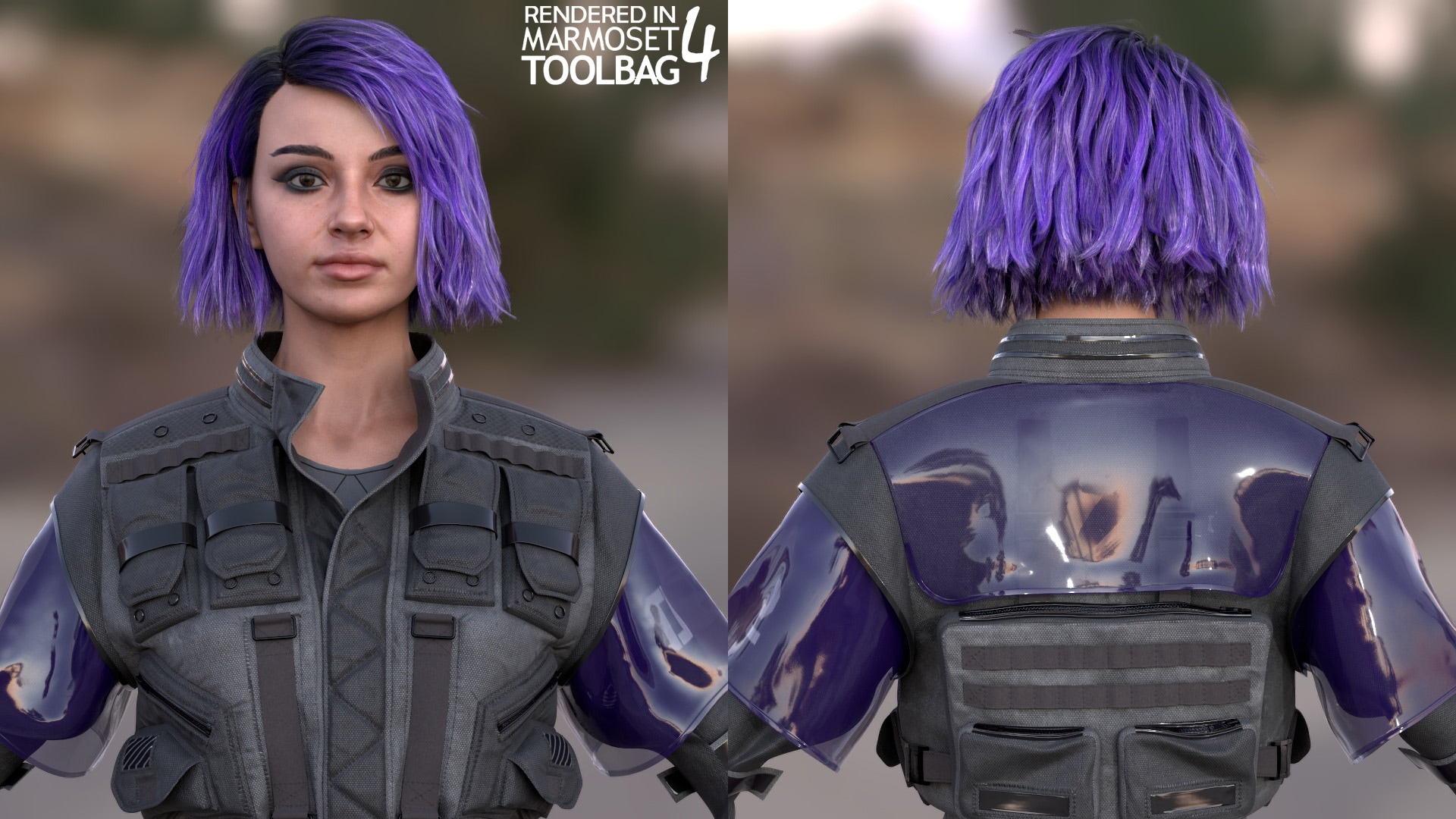 Dangerous Girl Modular Rigged Animated In Characters Ue Marketplace
