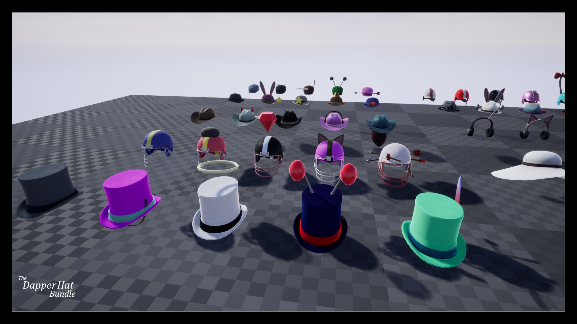 The Dapper Hat Bundle in Props - UE Marketplace