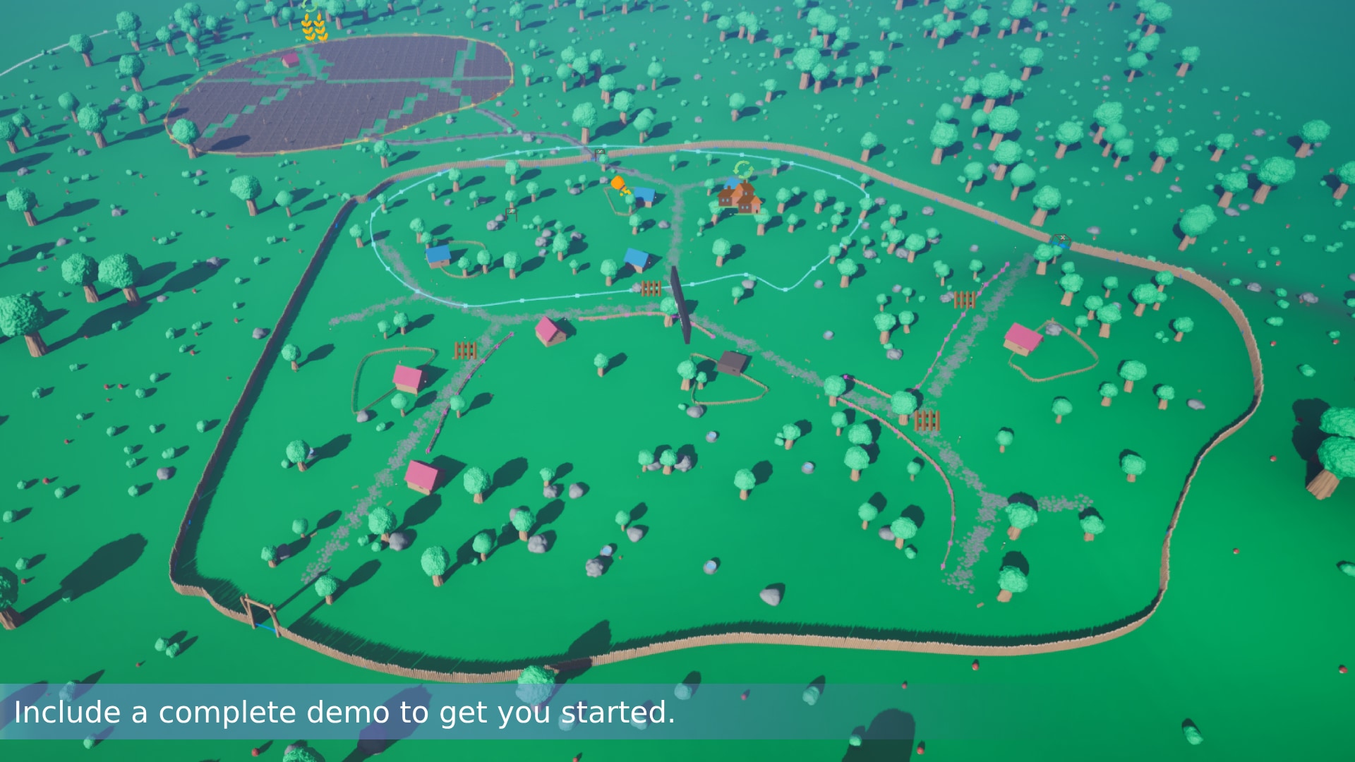 Massive Village - Create villages, farms and ruins with PCG:ブループリント ... Massive Village - Create villages, farms and ruins with PCG:ブループリント ...