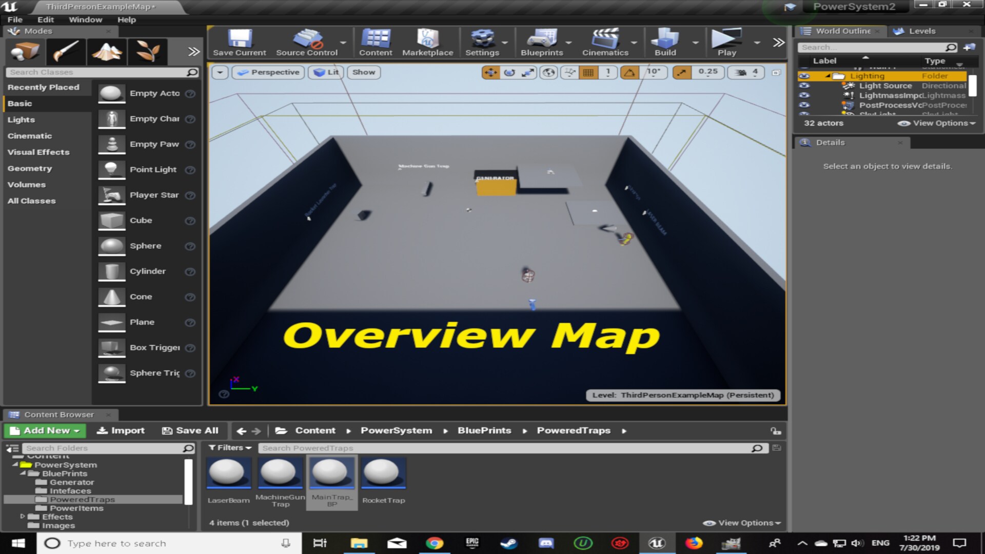 Electric Power Generator System in Blueprints - UE Marketplace