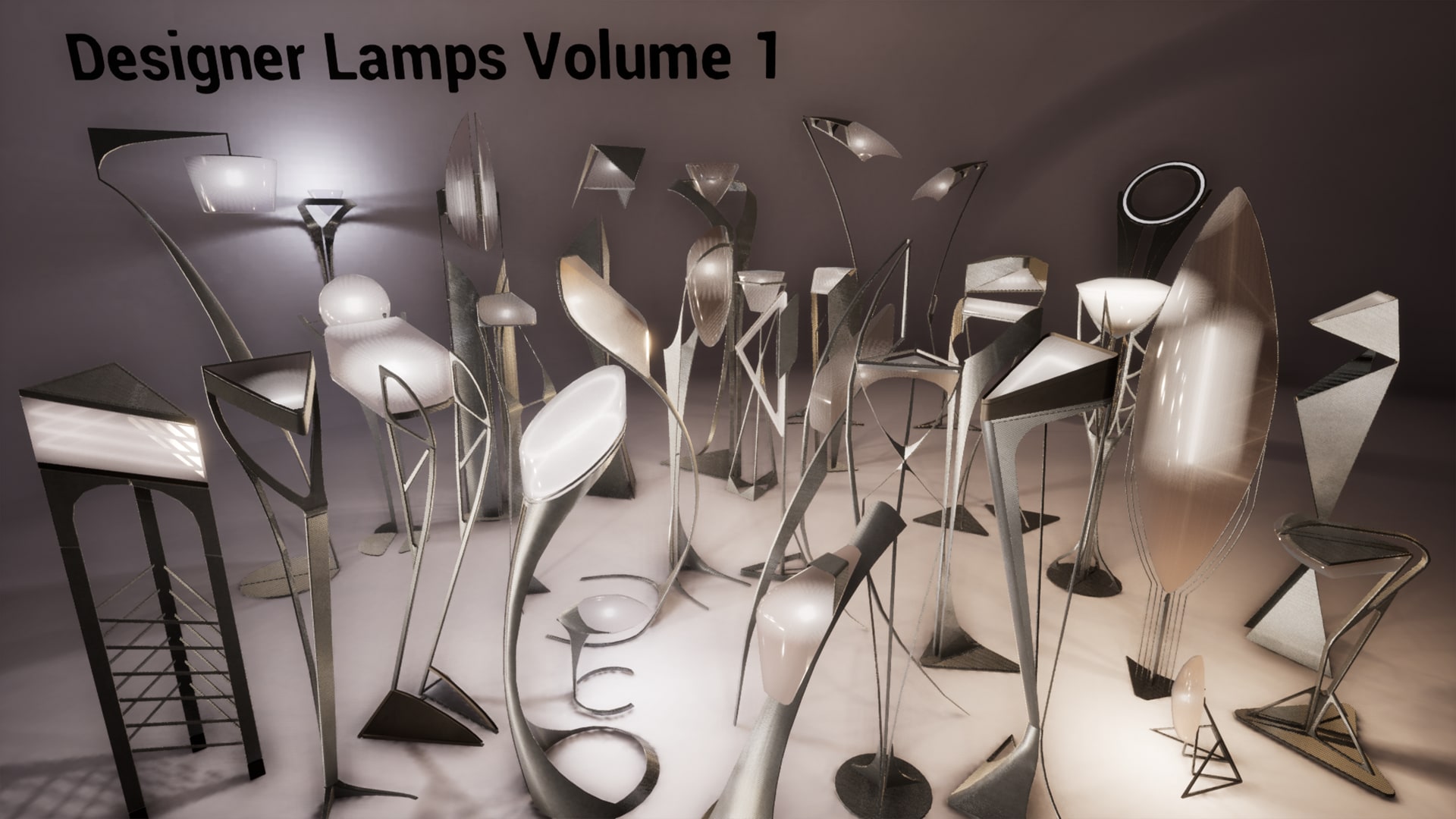 Designer Lamps Vol 1 in Architectural Visualization - UE Marketplace