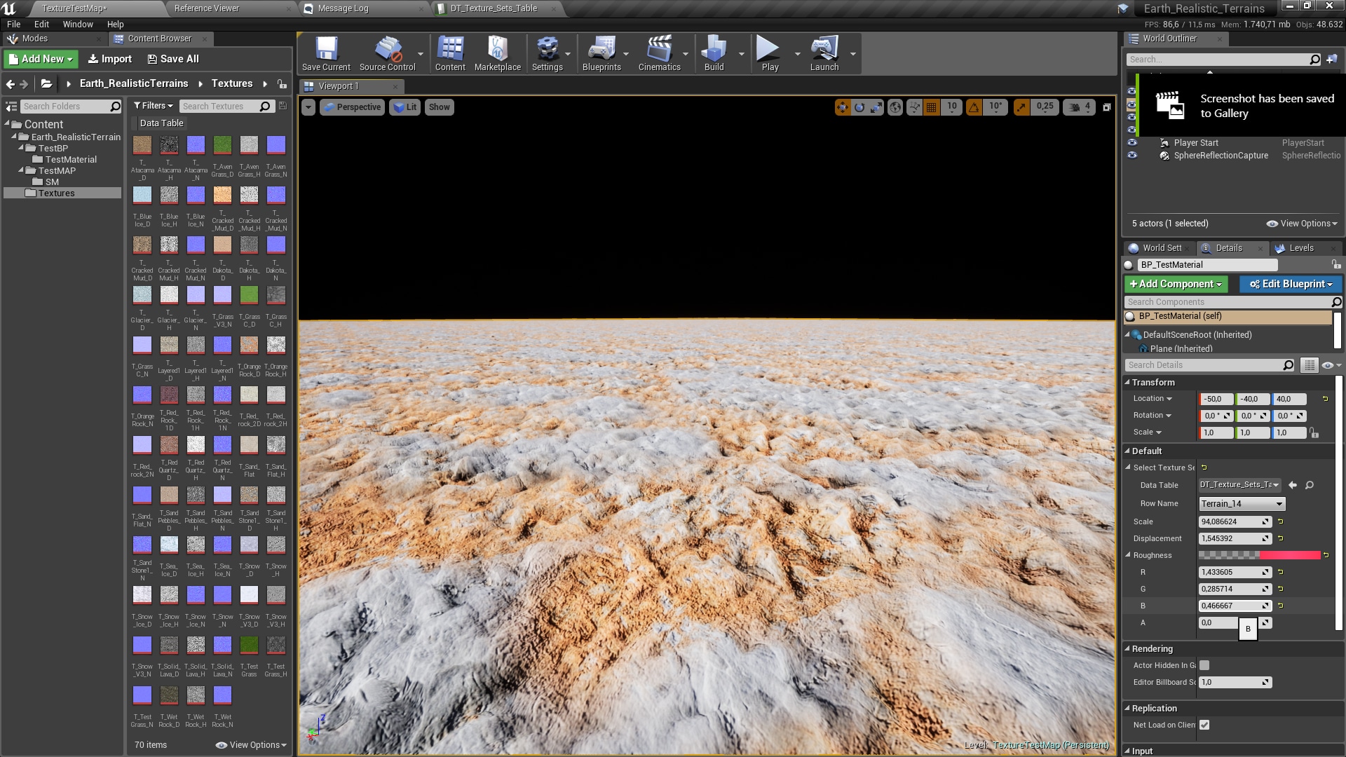 Earth Realistic Terrain Textures 4k PBR in Textures - UE Marketplace