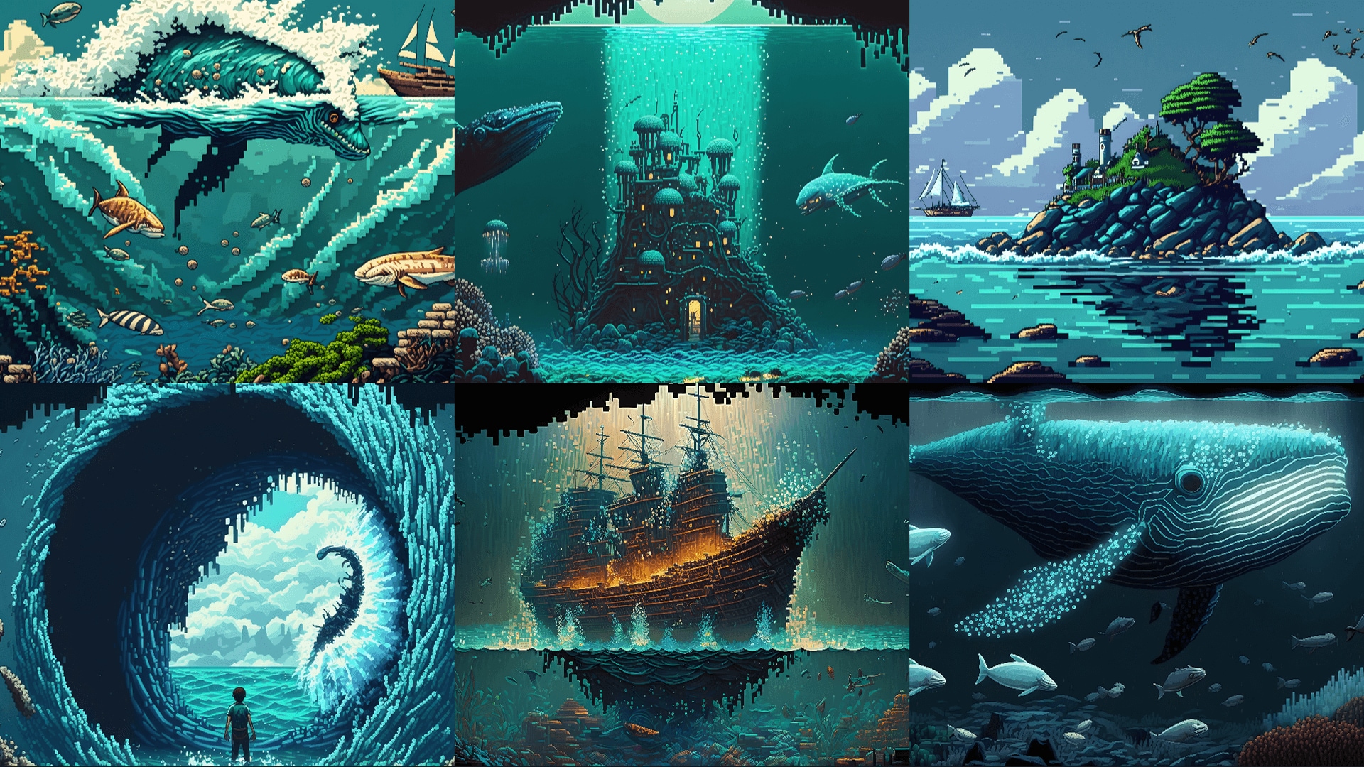 UNIVERSE ART - Pixel Sea in 2D Assets - UE Marketplace