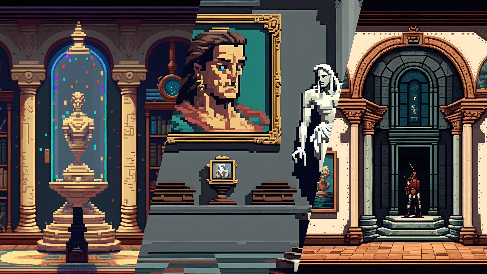 UNIVERSE ART - Pixel Museum in 2D Assets - UE Marketplace