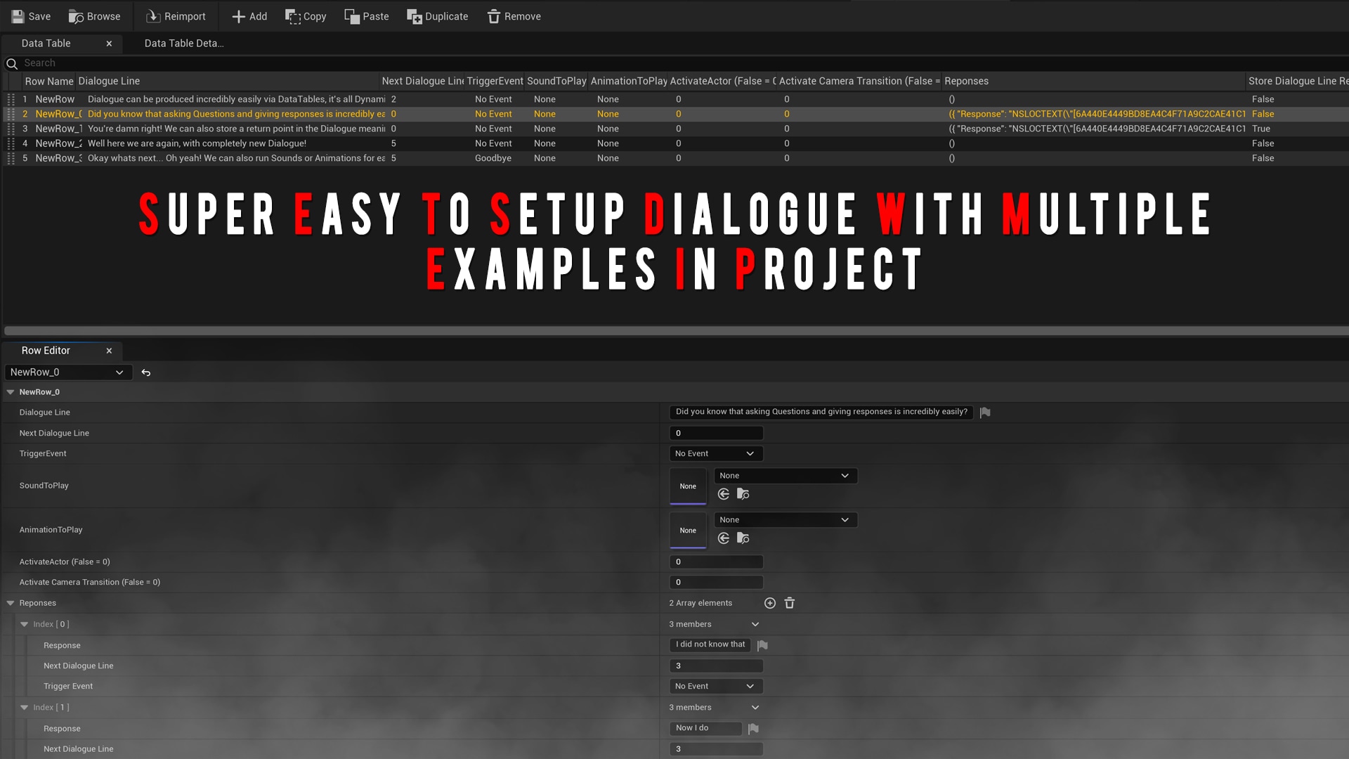 Easy Dialogue in Blueprints - UE Marketplace