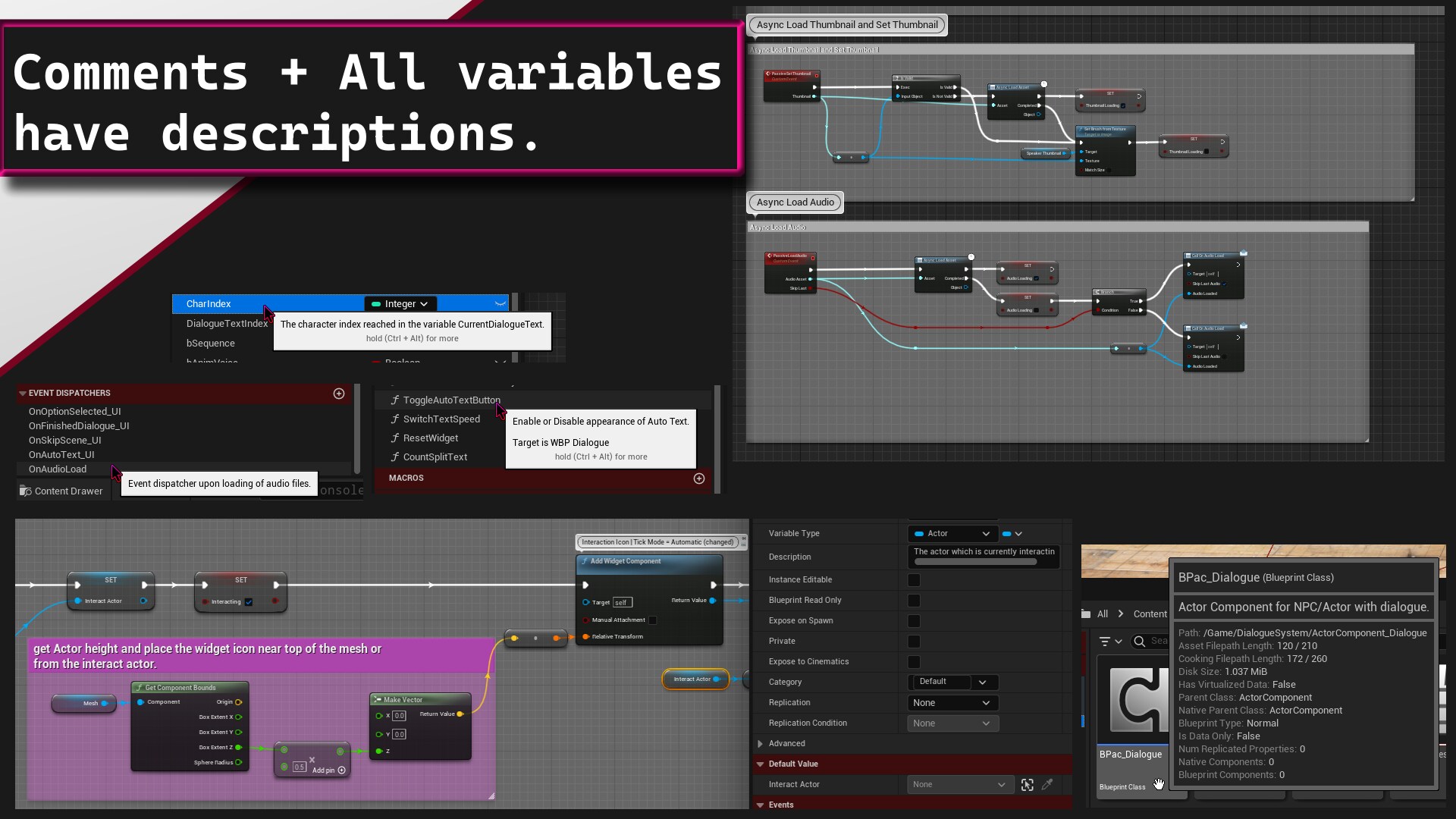 Dialogue System with Text Speed, Auto and Skip in Blueprints - UE ...