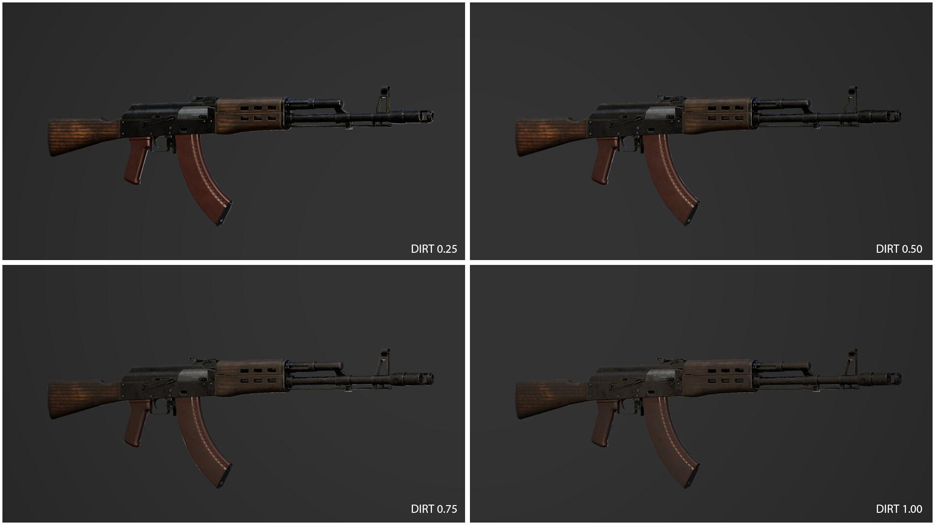 FPS AK Modular Weapons Pack (HQ soviet assault rifles) in Weapons - UE ...