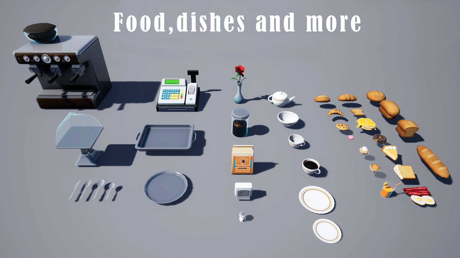 Stylized Modular Coffee Shop In Environments Ue Marketplace