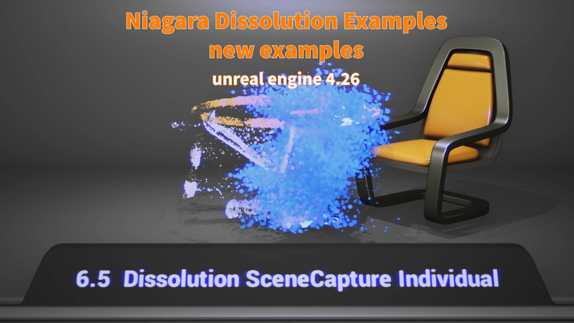 LEAKED GAME ASSETS - Niagara Dissolution Examples