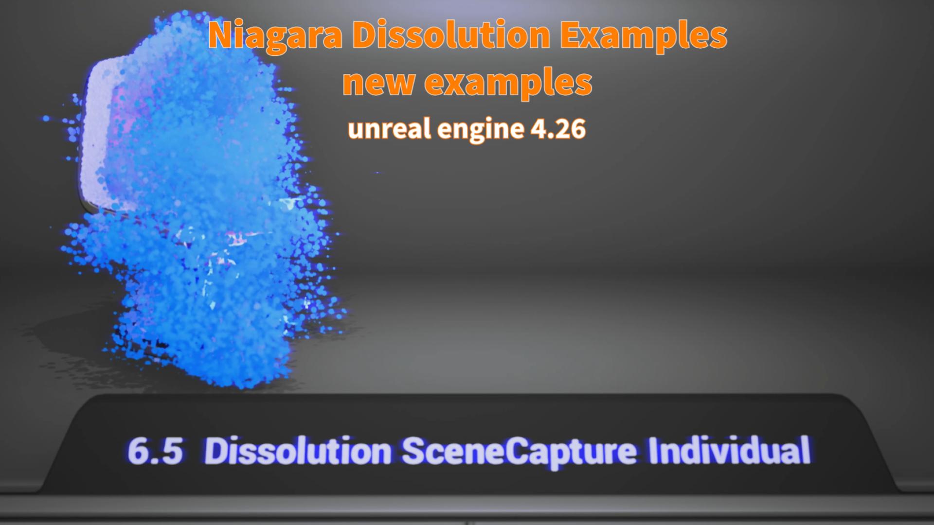 LEAKED GAME ASSETS - Niagara Dissolution Examples
