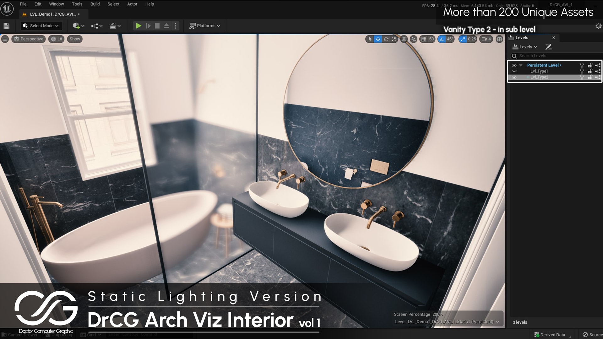 DrCG Arch Viz Interior vol 1 Realistic (Static Lighting Version) in ...