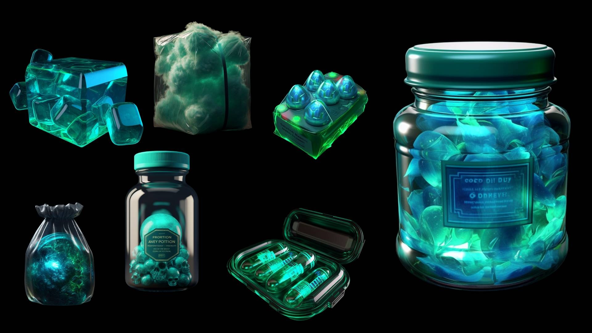 Nhc Sci Fi Drug Icons Pack 1 In 2d Assets Ue Marketplace
