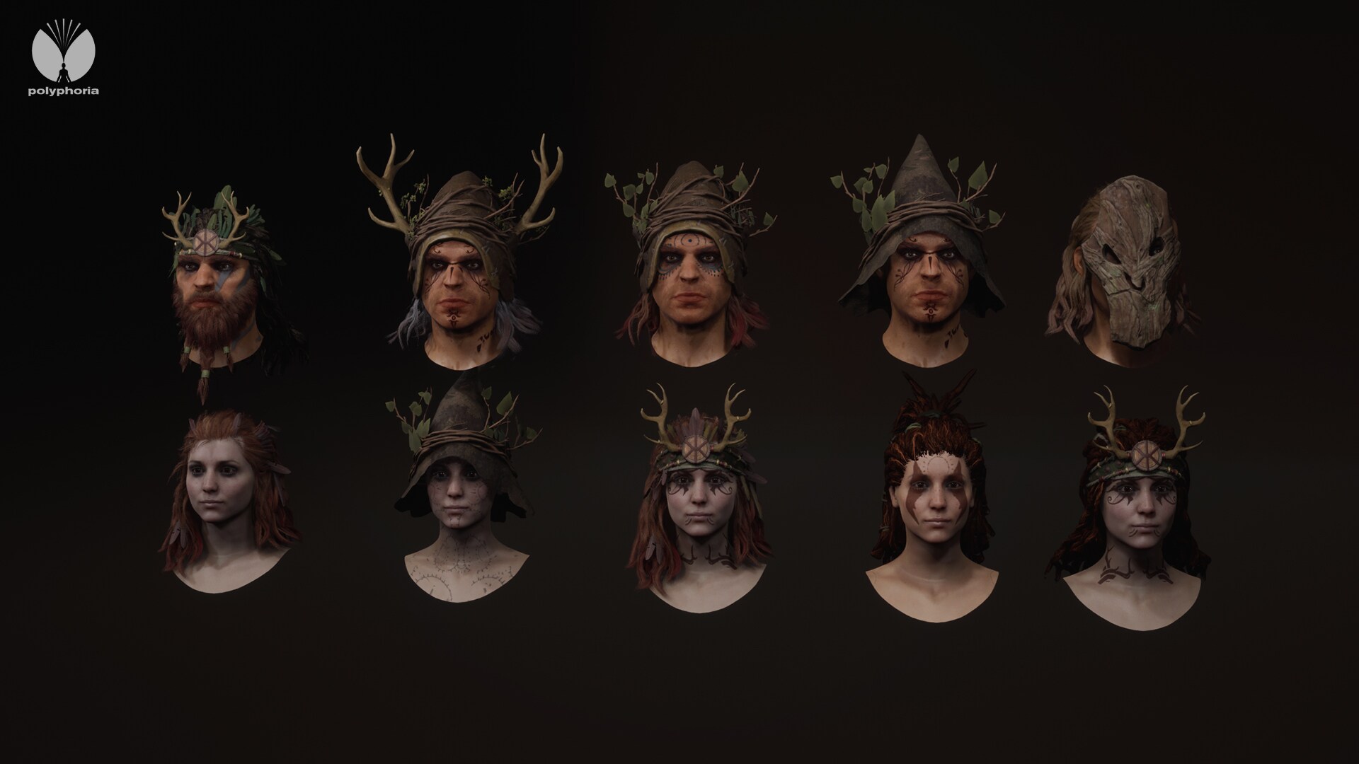 Modular Druid Bundle, 카테고리 캐릭터 - UE 마켓플레이스