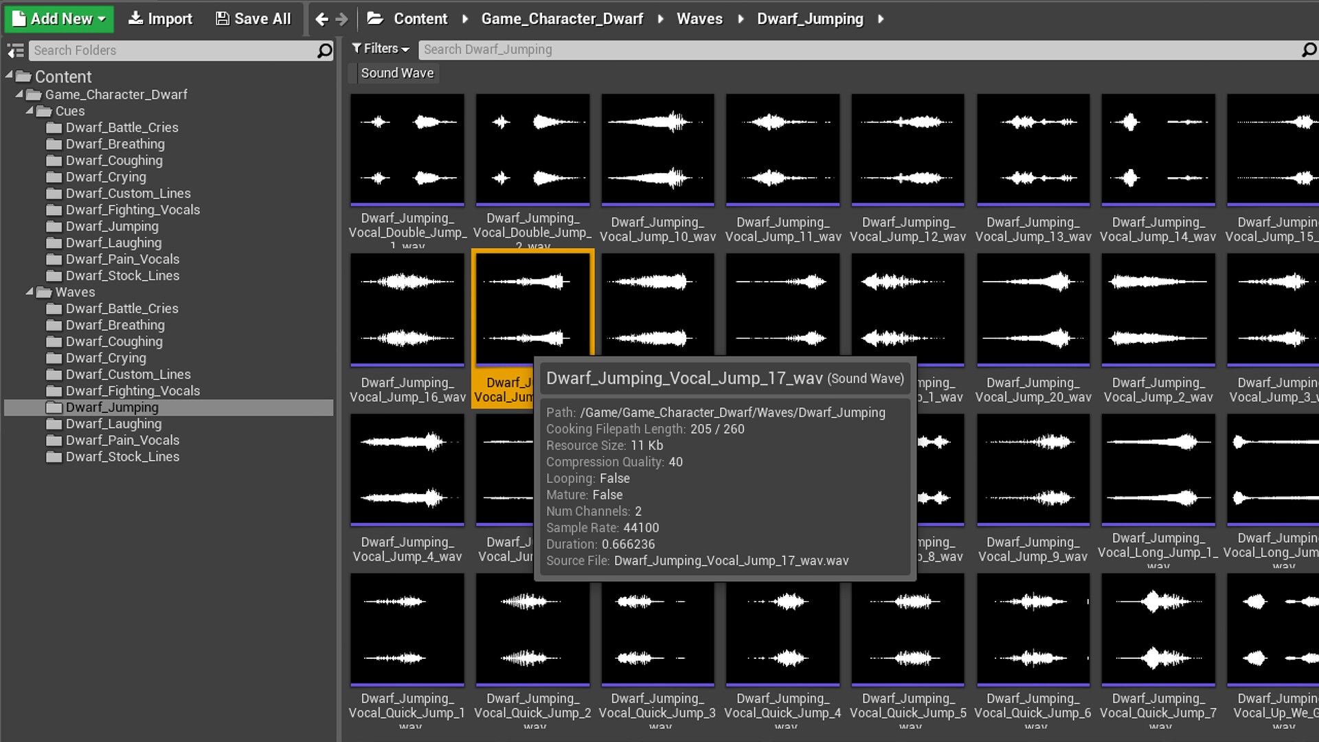Game Character Dwarf Sound Effects in Sound Effects - UE Marketplace