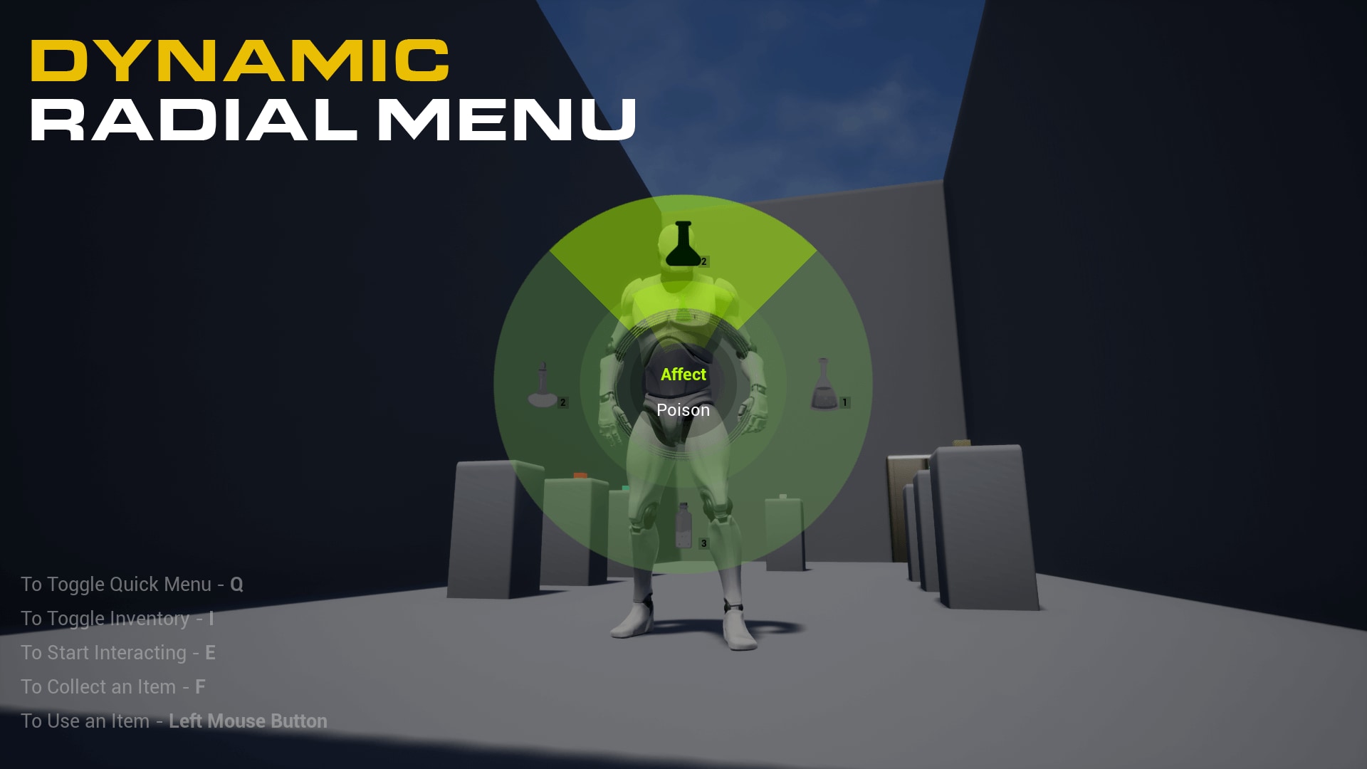 Dynamic Radial Menu in Blueprints - UE Marketplace