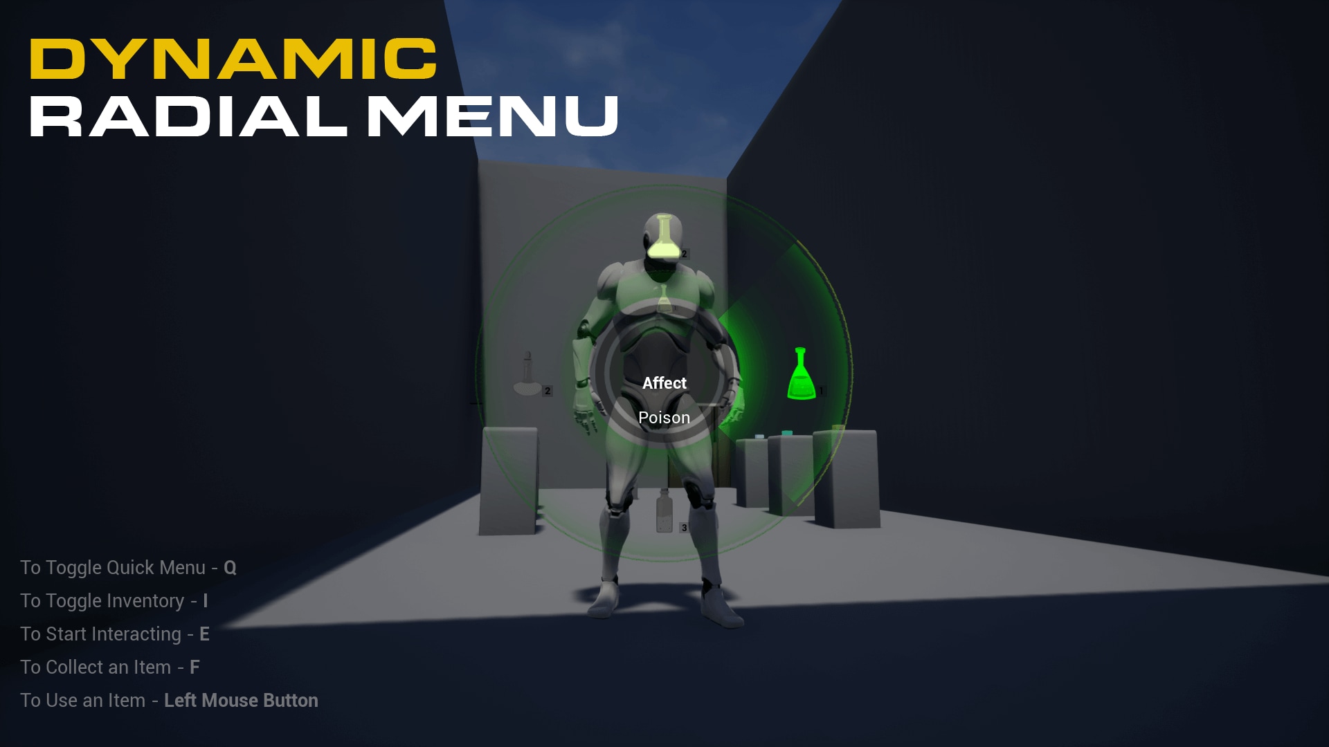 Dynamic Radial Menu in Blueprints - UE Marketplace