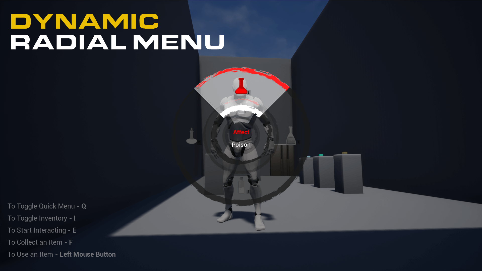 Dynamic Radial Menu in Blueprints - UE Marketplace