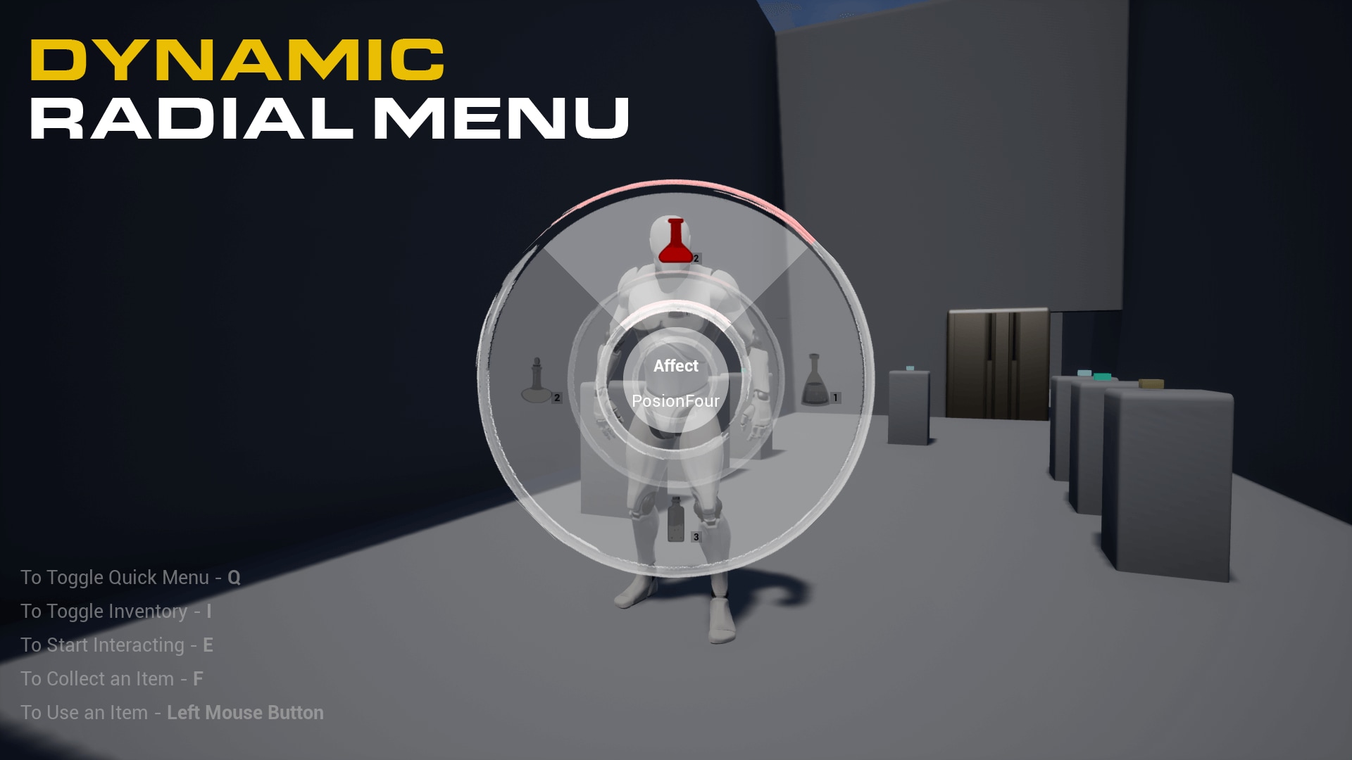 Dynamic Radial Menu in Blueprints - UE Marketplace