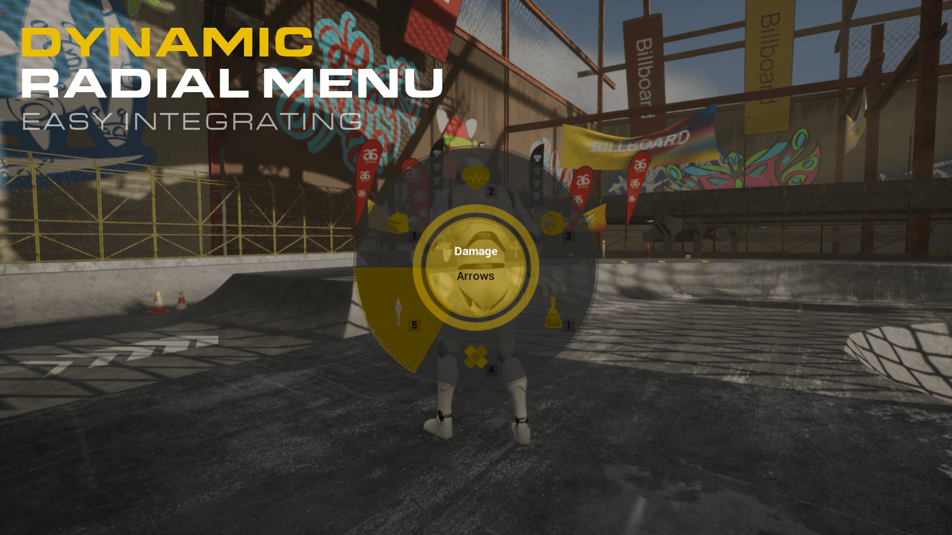 Dynamic Radial Menu in Blueprints - UE Marketplace
