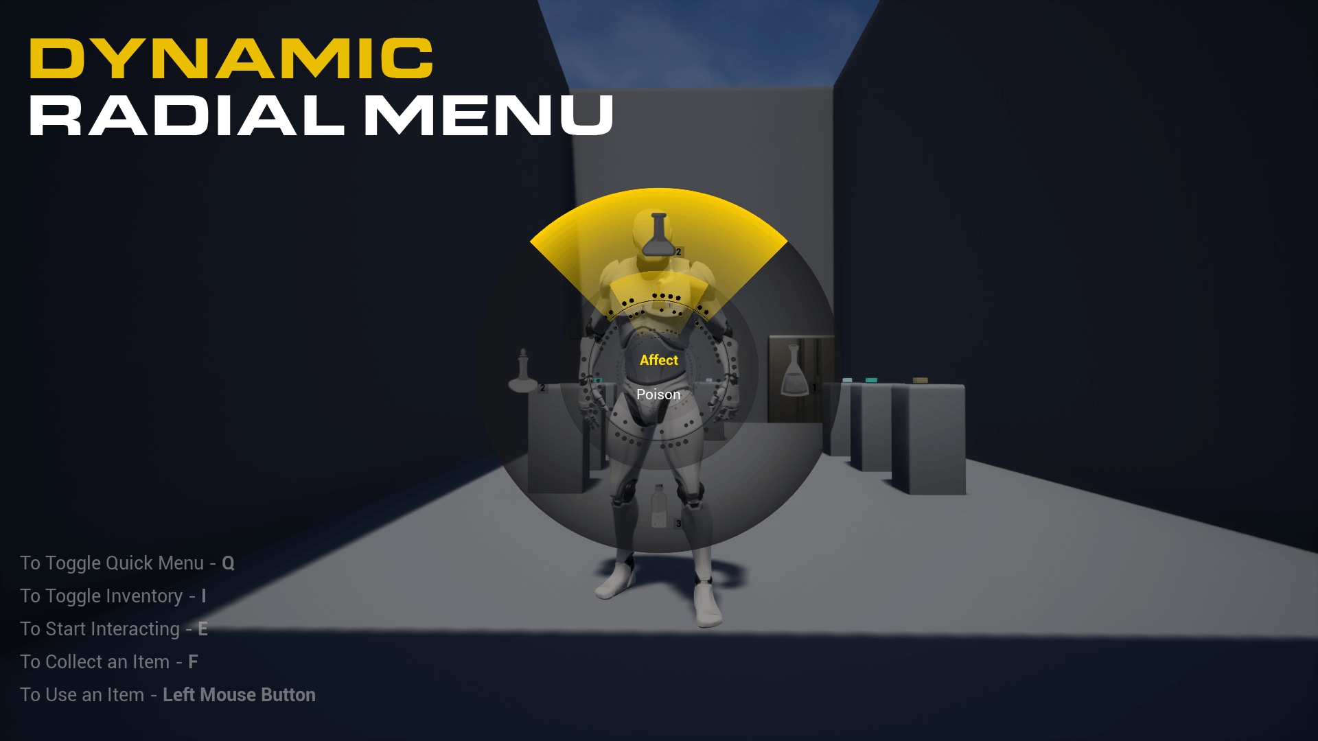 Dynamic Radial Menu in Blueprints - UE Marketplace