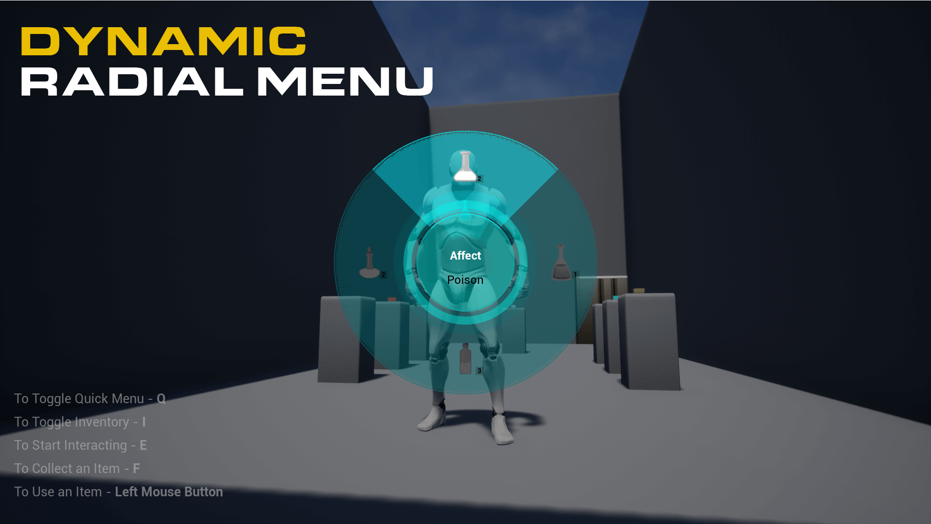 Dynamic Radial Menu in Blueprints - UE Marketplace