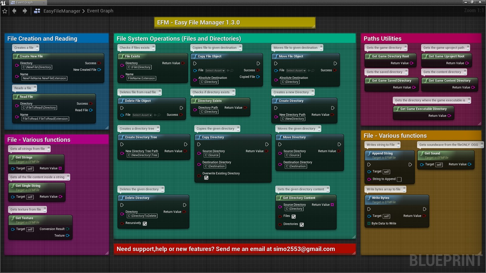 Easy File Manager - EFM in Code Plugins - UE Marketplace