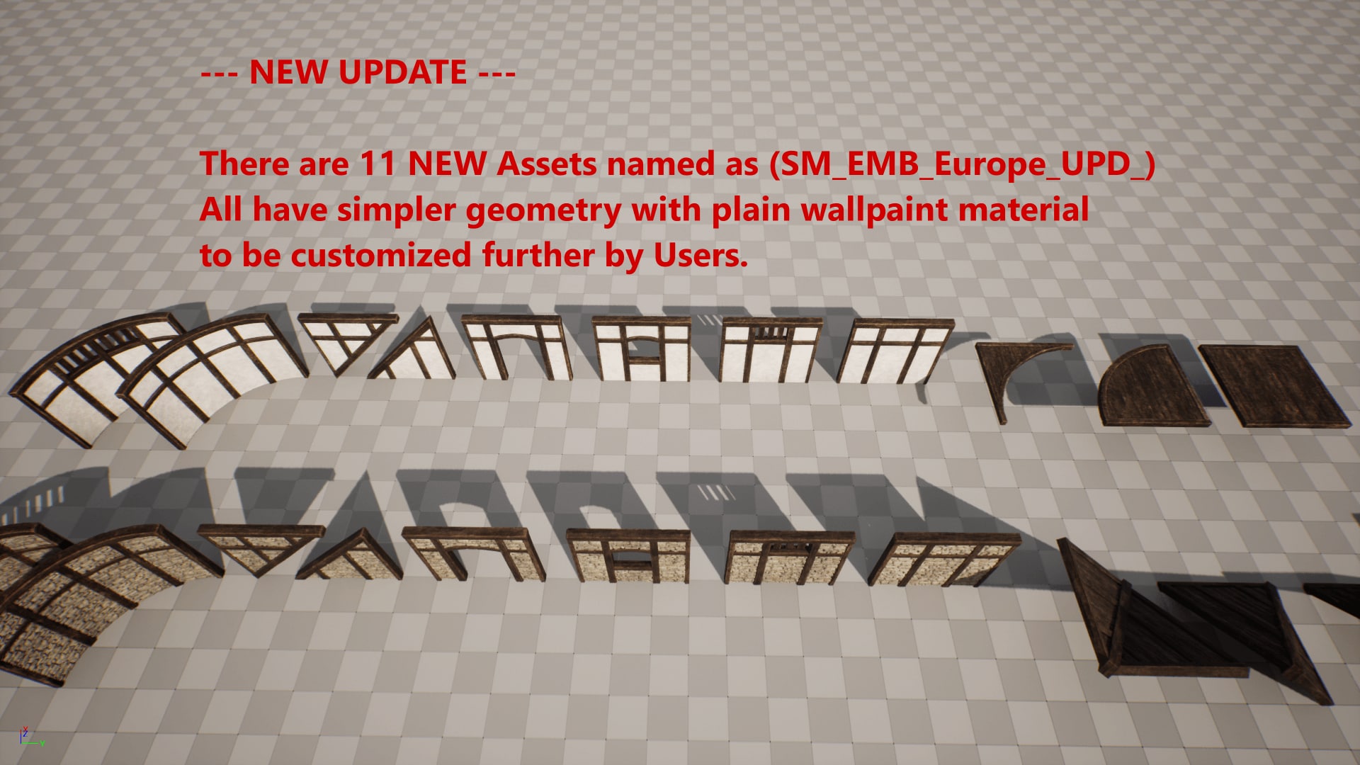 Elite Modular Buildings - Medieval Europe, 카테고리 소품 - UE 마켓플레이스