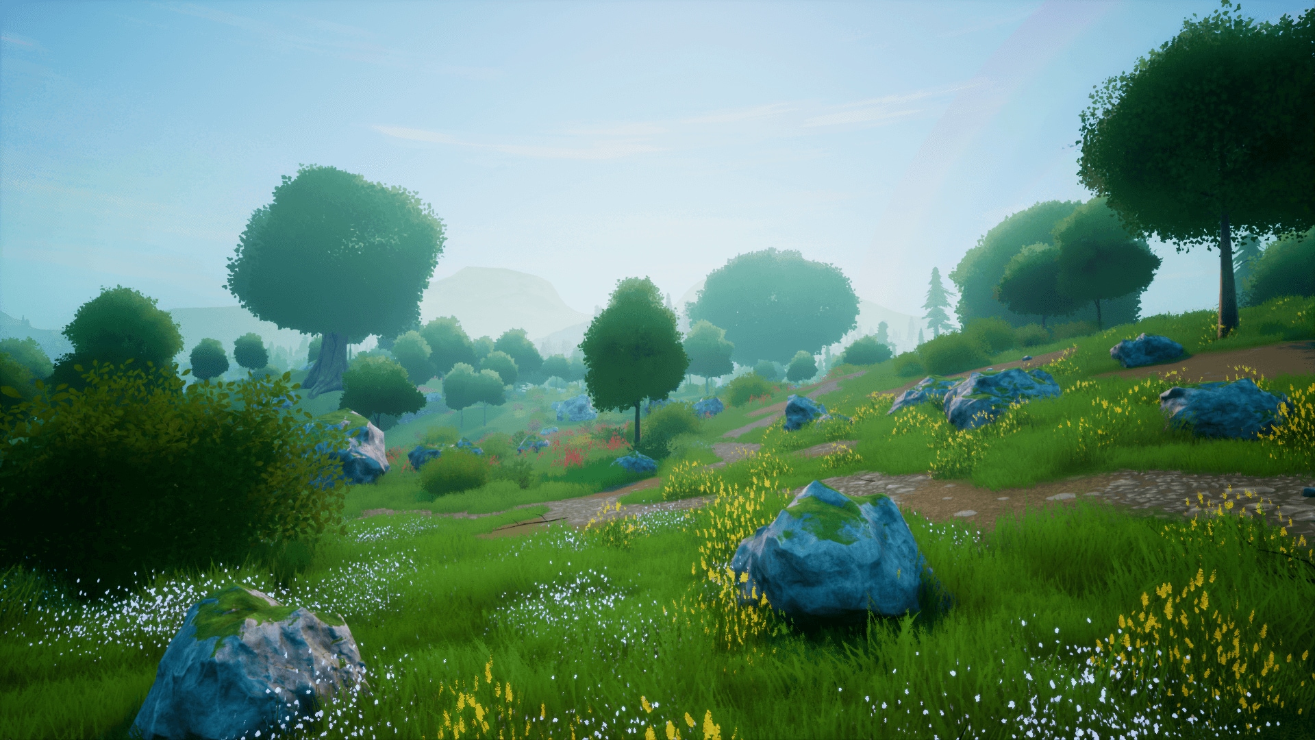 Stylized Wilderness Open World Environment In Environments UE ...