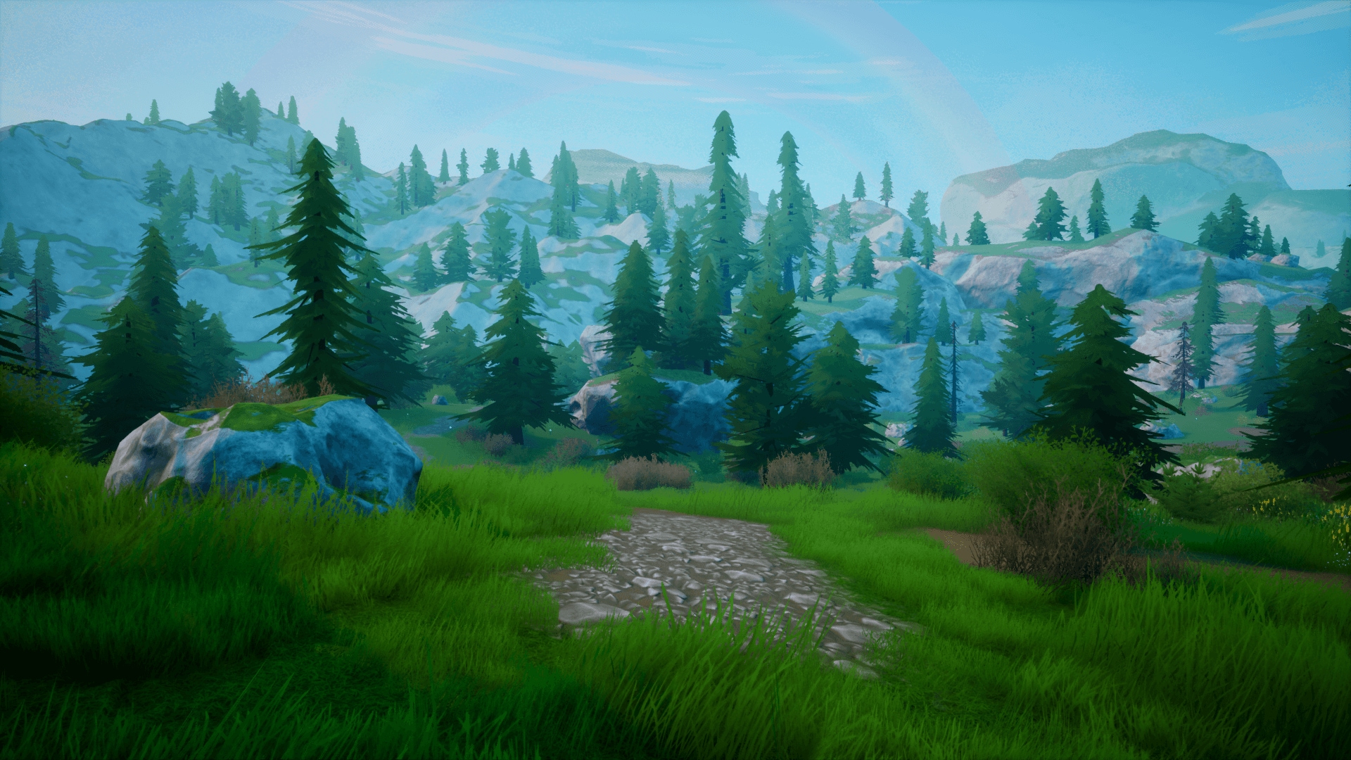 Stylized Wilderness - Open World Environment in Environments - UE ...