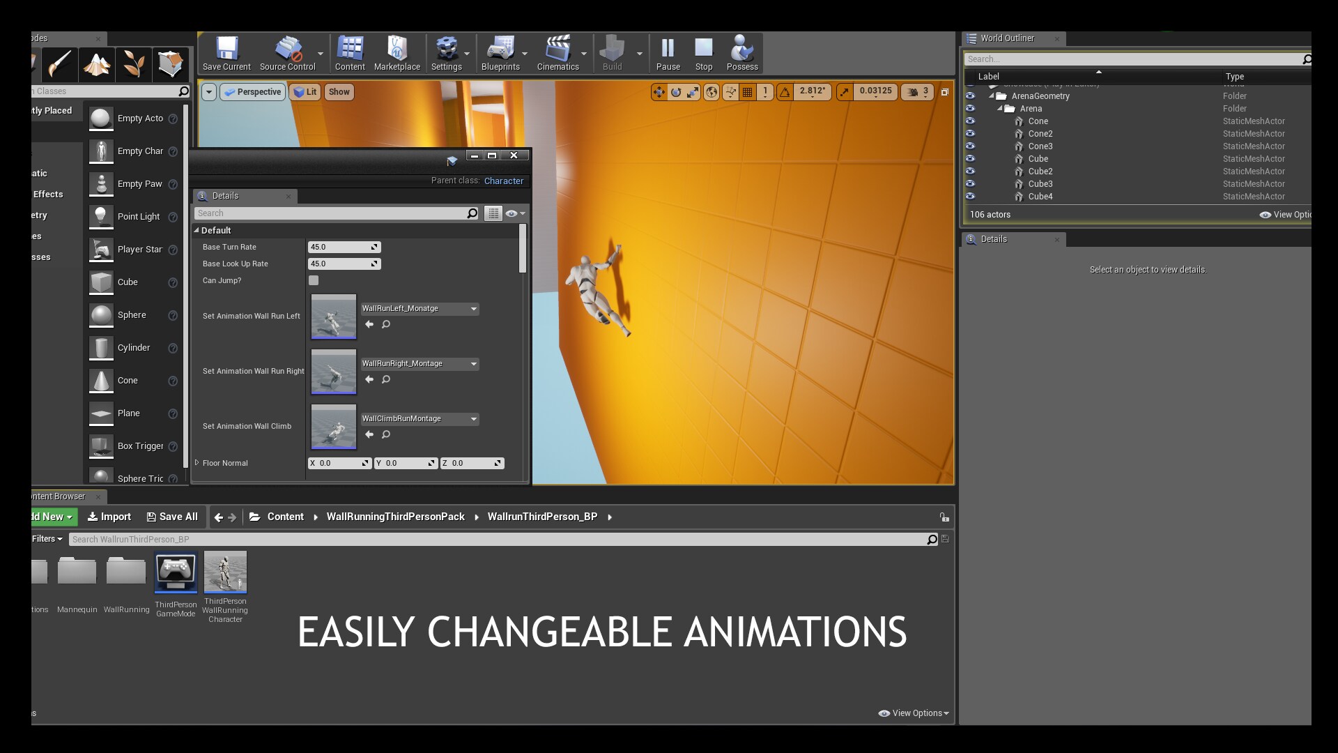Wall Running Pack in Blueprints - UE Marketplace