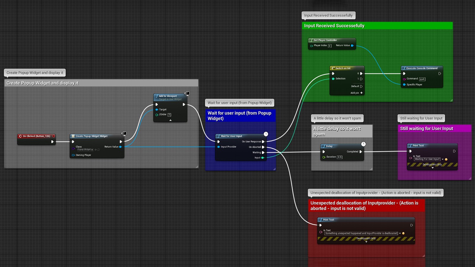 Easy Popups in Code Plugins - UE Marketplace