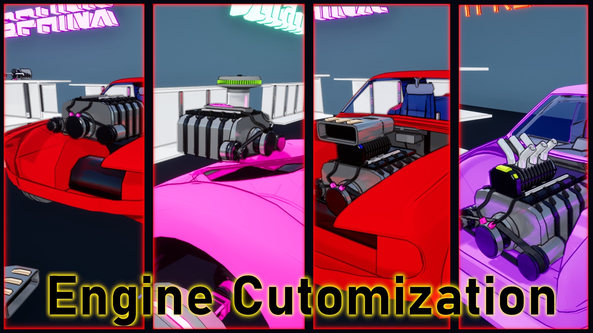Hover cars with physics based customization in Blueprints - UE Marketplace