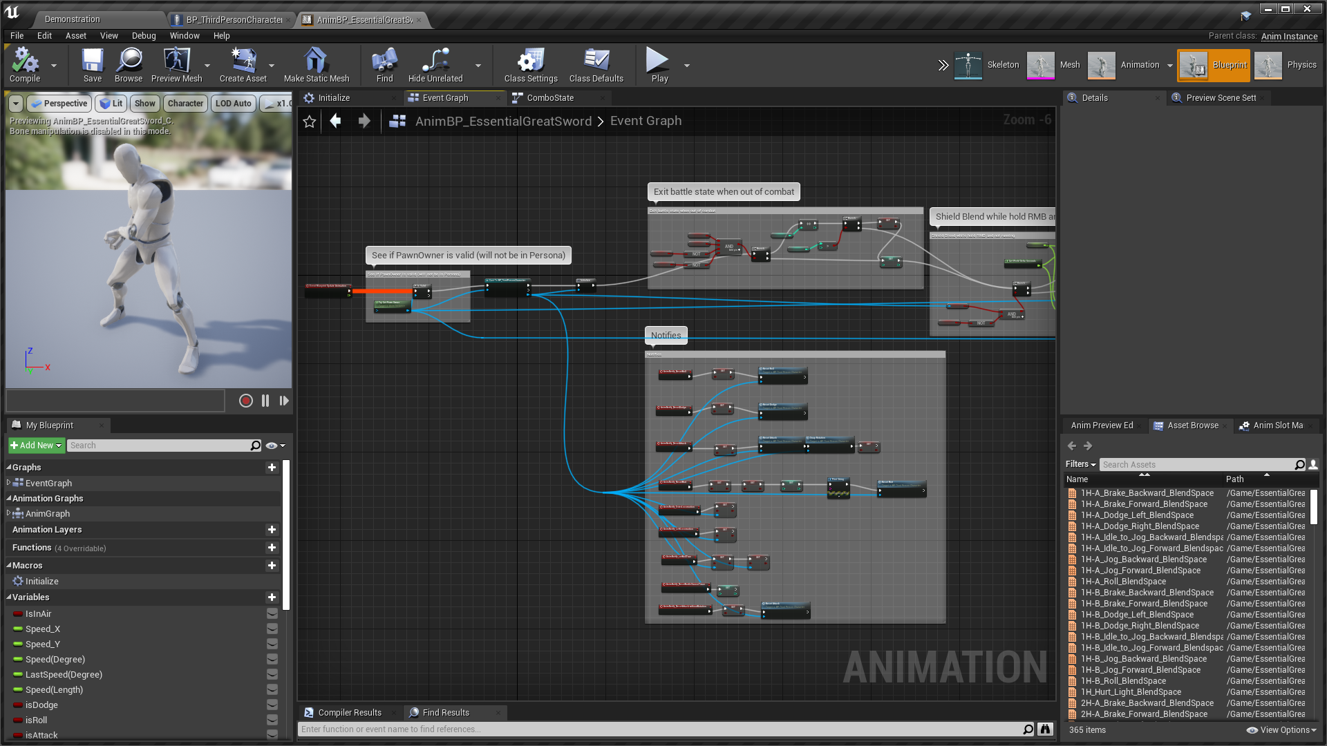 LEAKED GAME ASSETS - Essential Great Sword Animation Pack