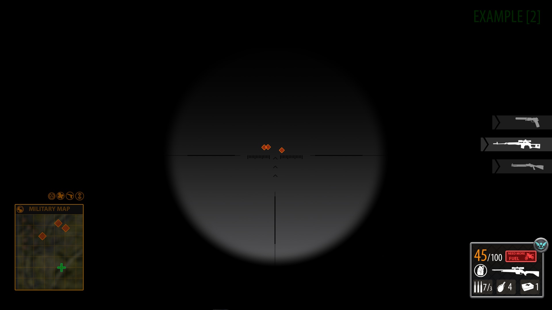 Military and Shooter UI in 2D Assets - UE Marketplace