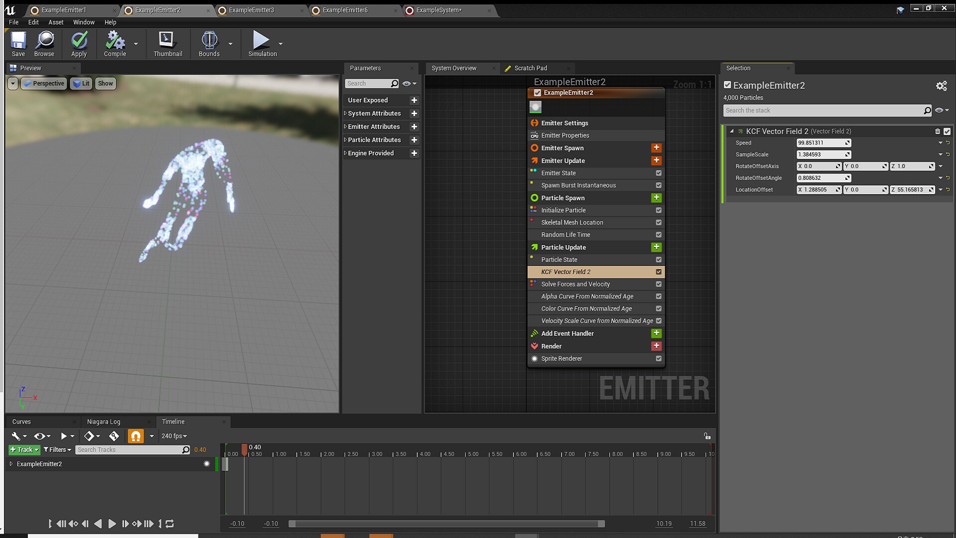 KCF Niagara Module Scripts in Blueprints - UE Marketplace